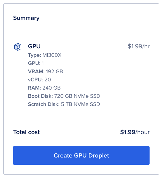 Run gpt-oss 120B on vLLM with an AMD Instinct MI300X GPU Droplet | DigitalOcean